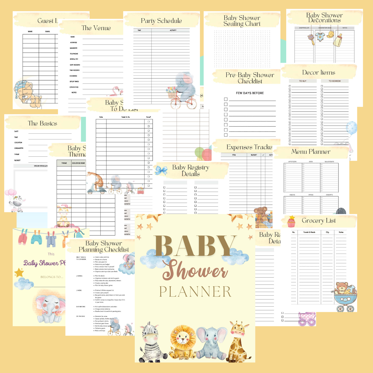 Baby Shower Food List Template Starting Baby Foods Printable